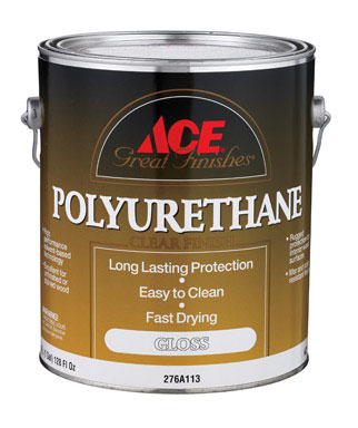 Ace, Gloss Clear Solvent-Based Polyurethane 1 gal. | ACE Hardware